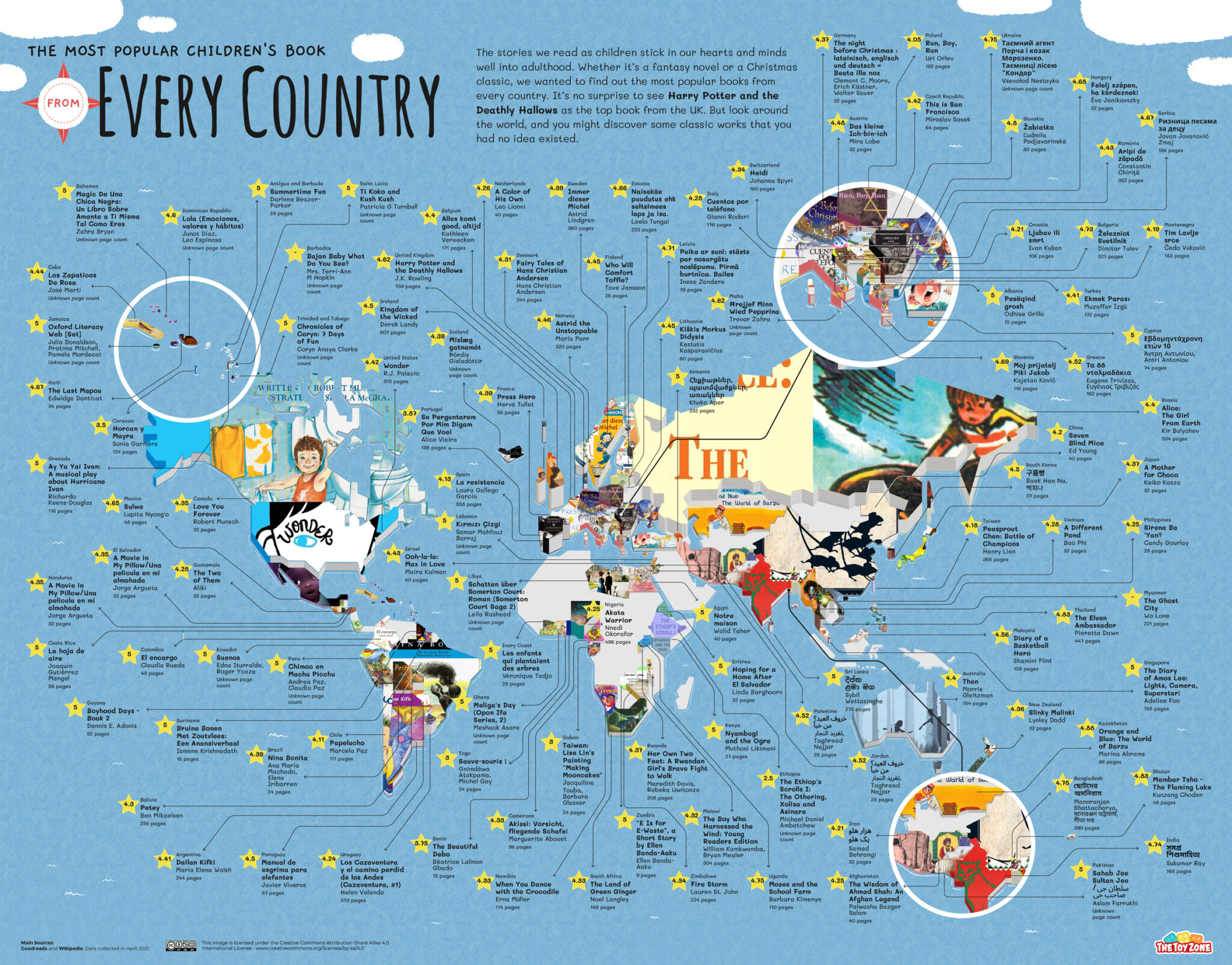 The Most Popular Children’s Book From Every Country - Brilliant Maps