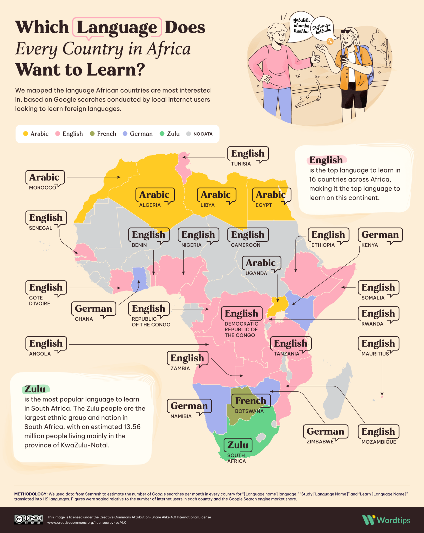Which Language Does Every Country Want to Learn? - Brilliant Maps