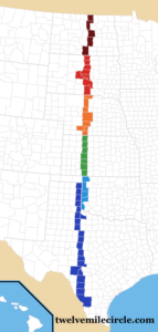 100th Meridian Maps - Brilliant Maps
