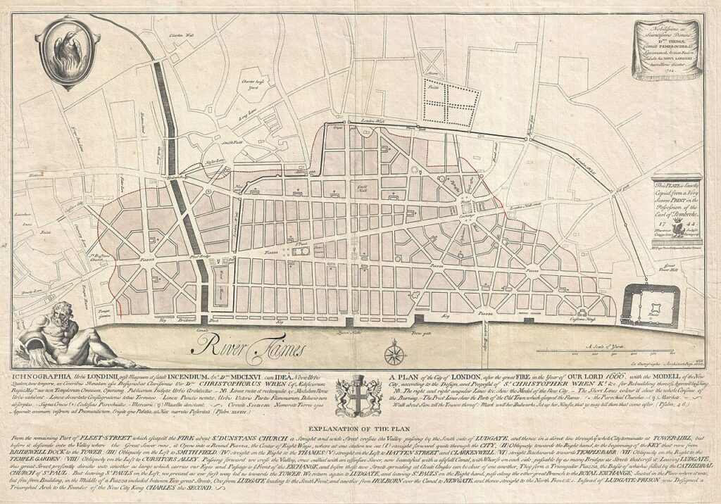 Sir Christopher Wren's Unrealized Vision For The City of London After ...