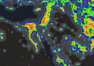 Light Pollution Around The World - Brilliant Maps