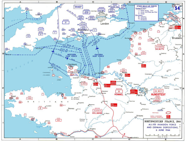 D-Day (June 6th, 1944) Landing Maps - Brilliant Maps