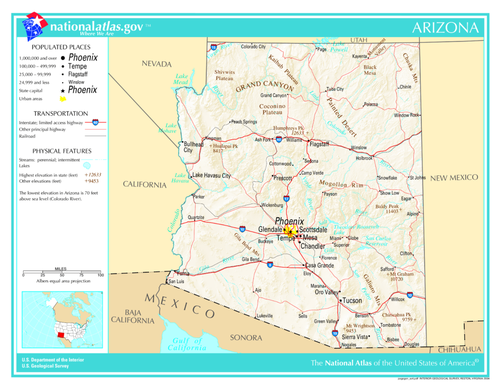 Map of Arizona The Government Doesn’t Want You To See - Brilliant Maps