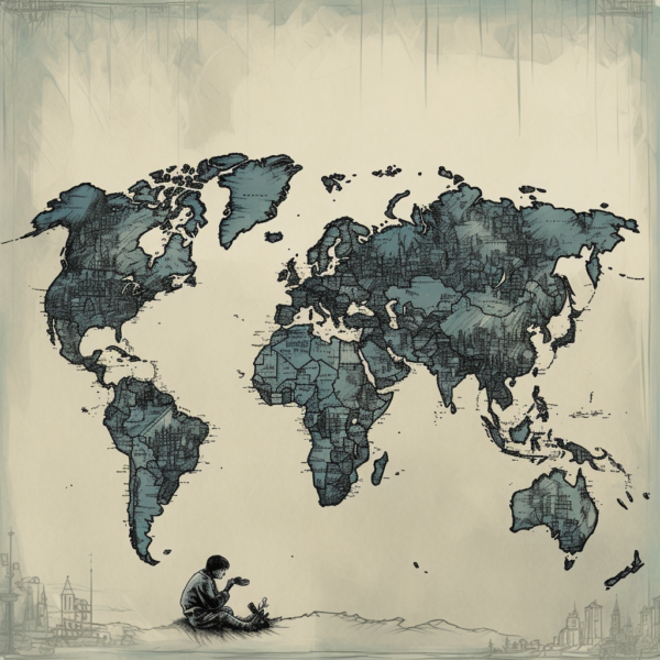 19 World Maps In The Style of Famous Artists - Brilliant Maps