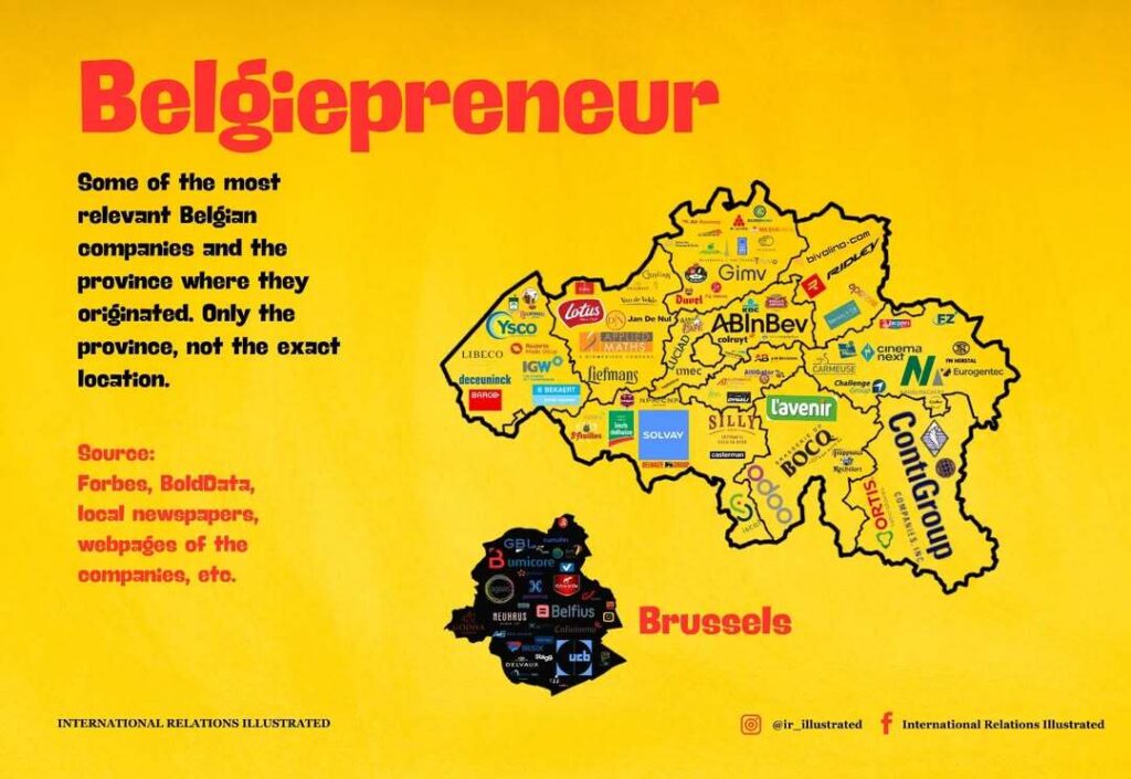 Maps Of The Biggest Companies & Brands In Countries Around The World ...
