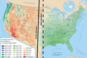 100th Meridian Maps - Brilliant Maps