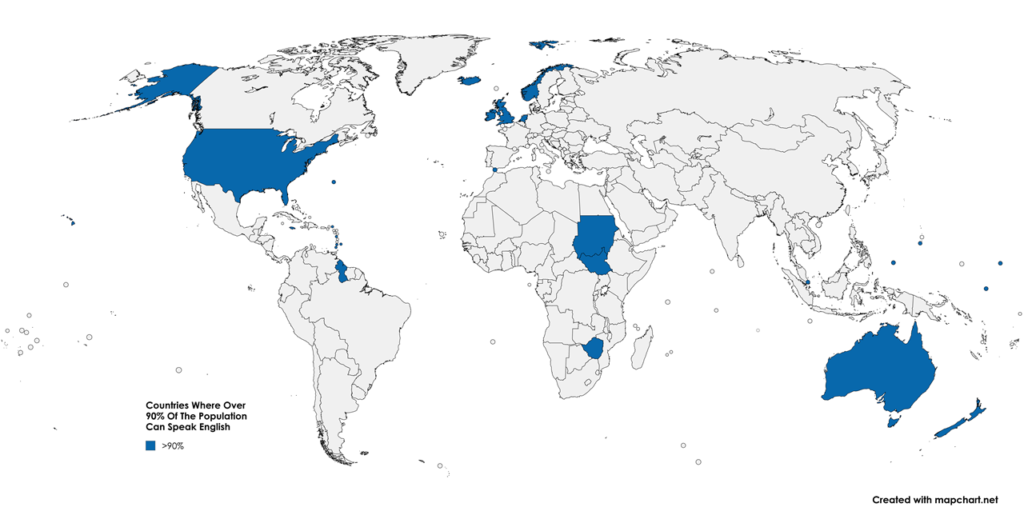 Countries Where Over 90% Of The Population Can Speak English ...