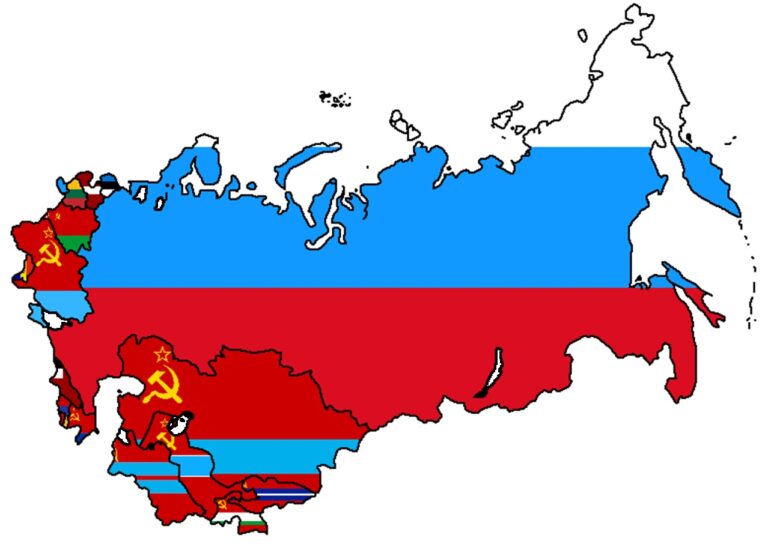 Final Map Of The Republics of the Soviet Union Published By The CIA In ...