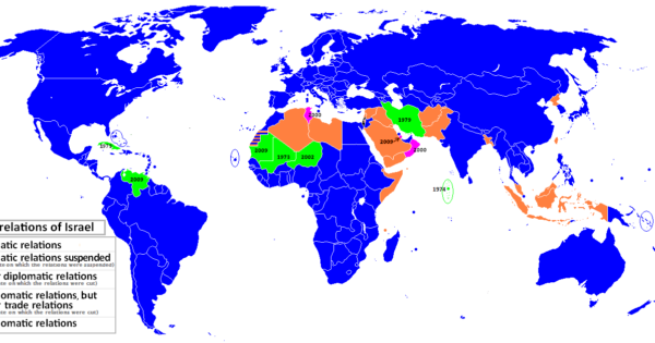 These 31 Countries Still Don’t Recognize Israel – Brilliant Maps