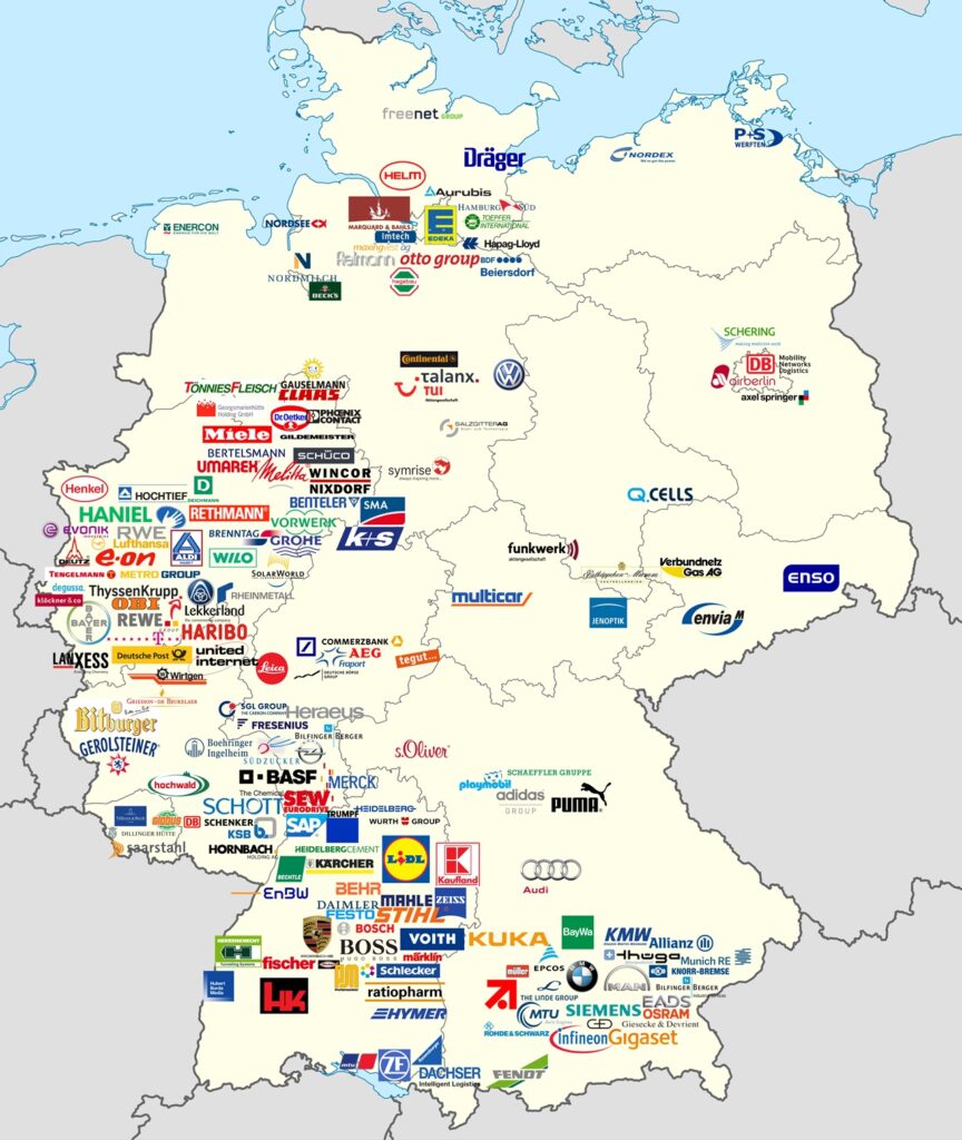 Maps Of The Biggest Companies & Brands In Countries Around The World ...