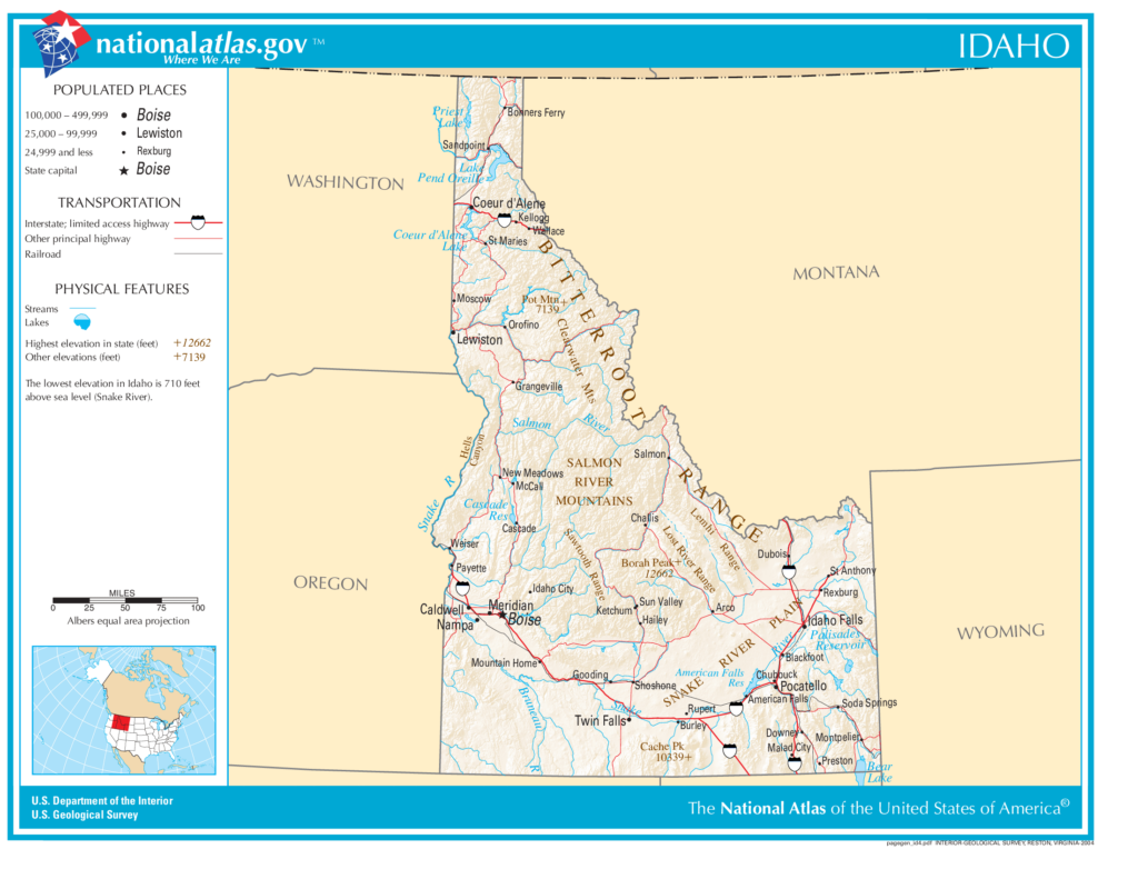 Map of Idaho The Government Doesn’t Want You To See - Brilliant Maps