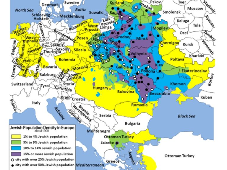 Jewish Population of Europe in 1933 and 2015 - Brilliant Maps