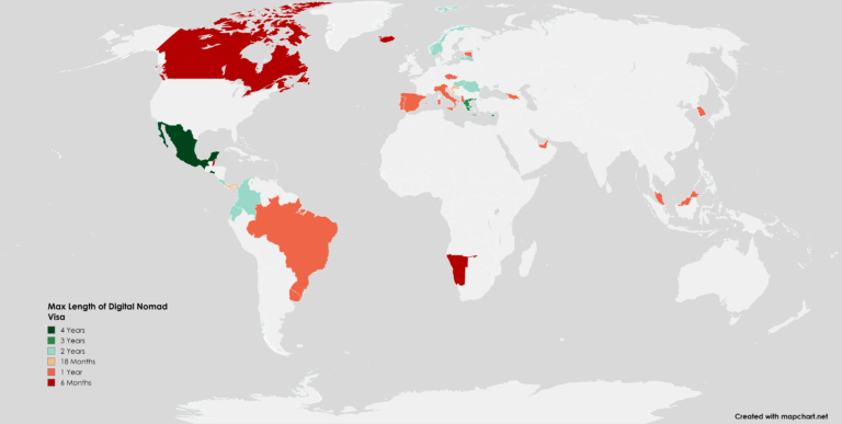 Digital Nomad Visas: The 44 Countries Who Offer Them & How Long You Can ...