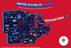 Maps Of The Biggest Companies & Brands In Countries Around The World ...