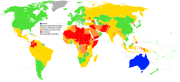 Foreign Travel Advice of the British Foreign and Commonwealth Office ...