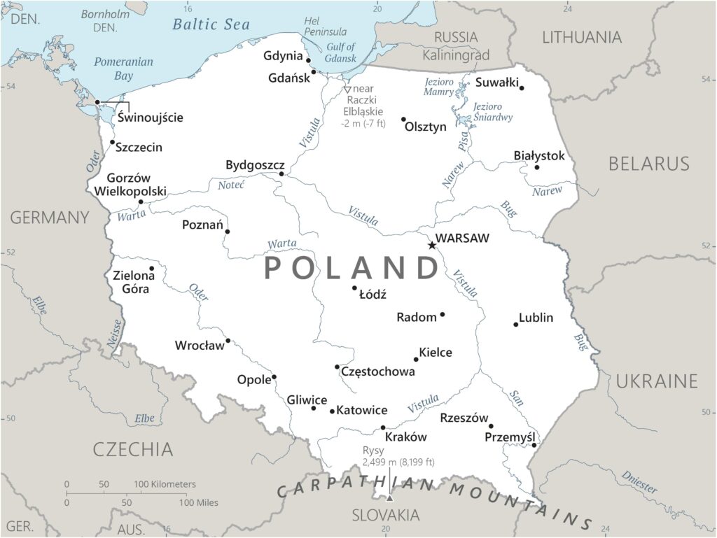 Map Of Poland Created By The CIA - Brilliant Maps