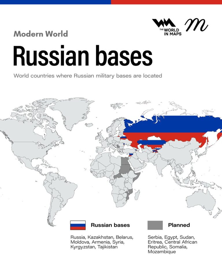 Map Where Russia Has Military Bases Abroad - Brilliant Maps