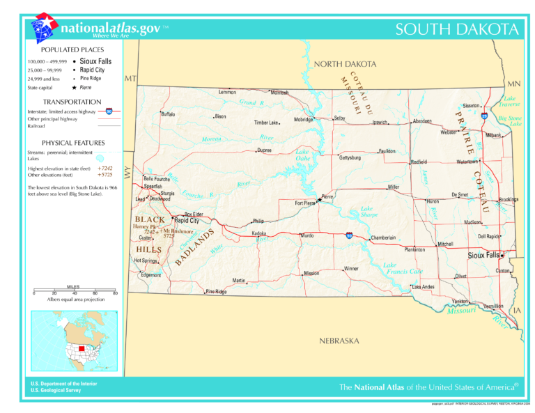 Map of South Dakota The Government Doesn’t Want You To See - Brilliant Maps