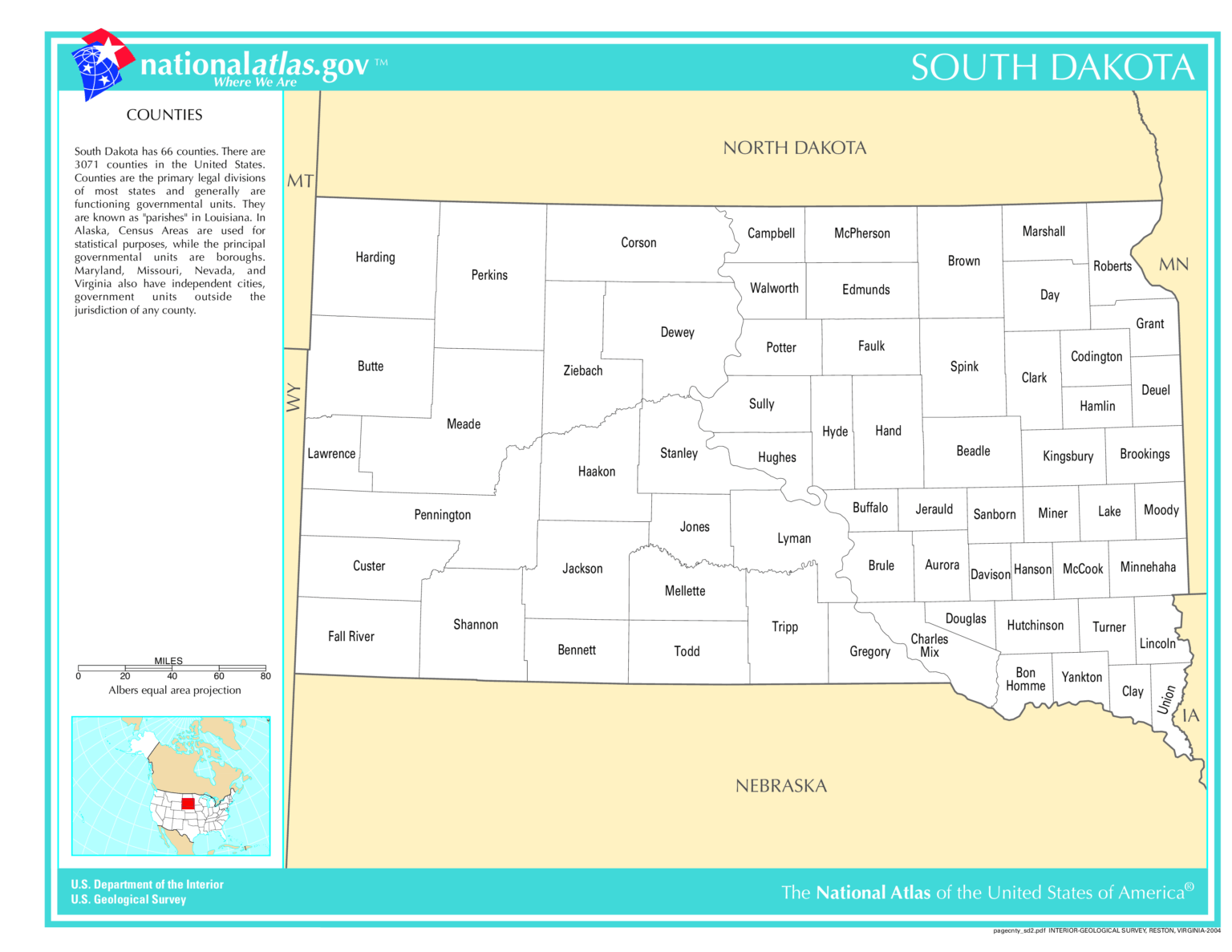 Map of South Dakota The Government Doesn’t Want You To See - Brilliant Maps
