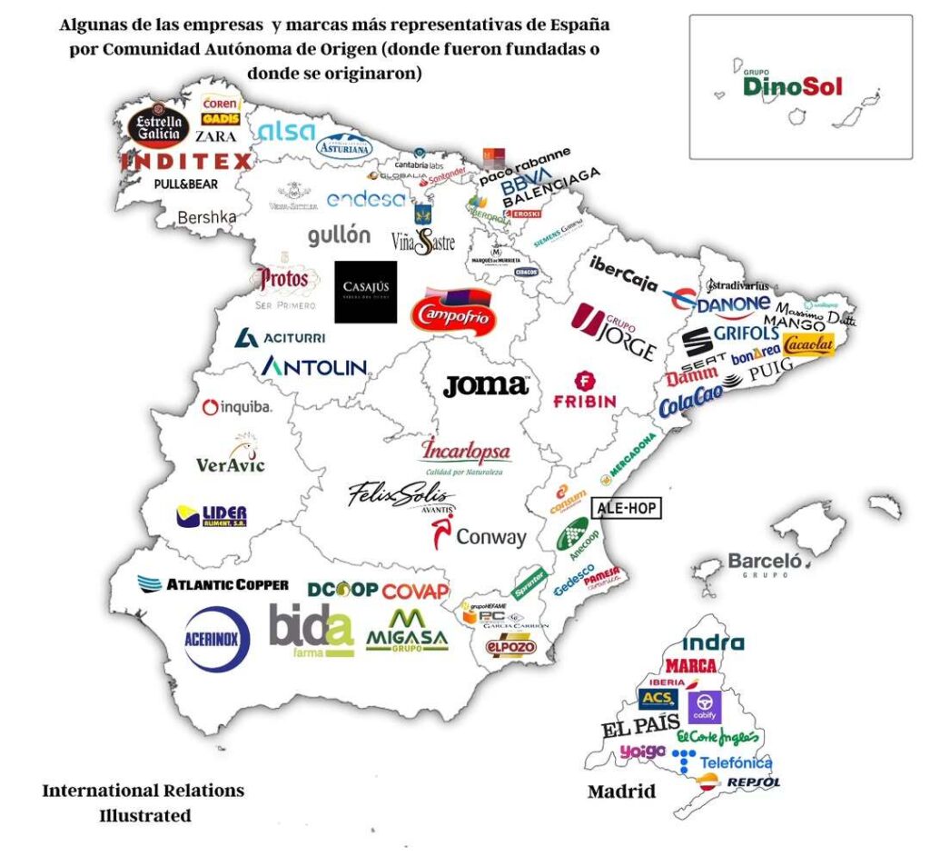 Maps Of The Biggest Companies & Brands In Countries Around The World ...