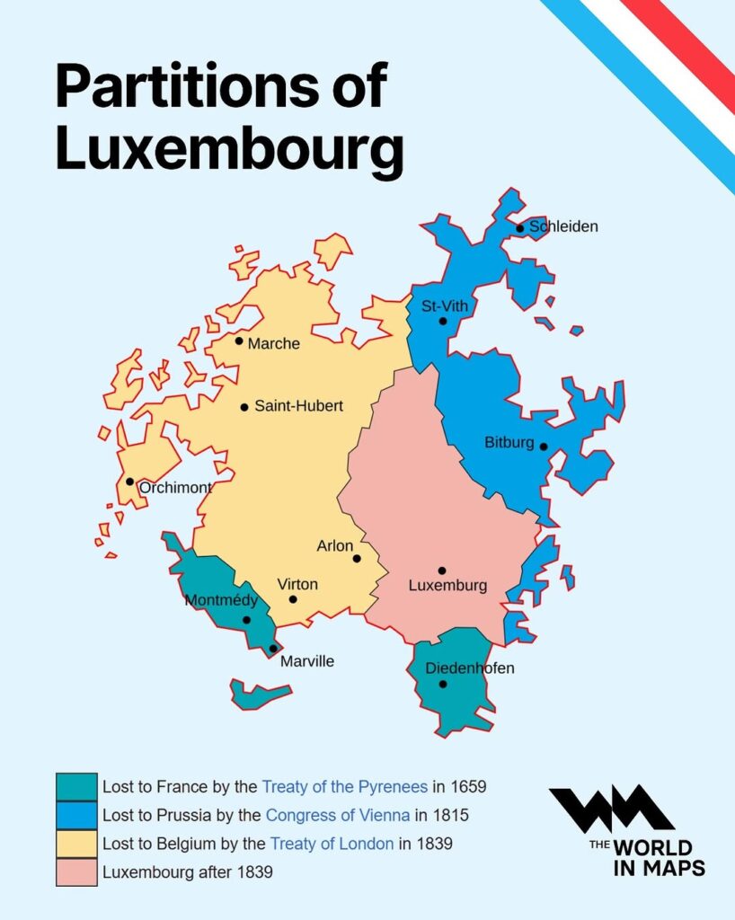 The Partitions of Luxembourg - Brilliant Maps