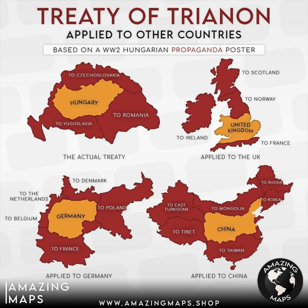 Hungarian Pamphlet From 1920 Protesting The Treaty of Trianon ...