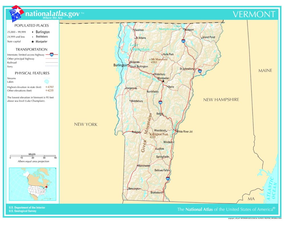 Map of Vermont The Government Doesn’t Want You To See - Brilliant Maps