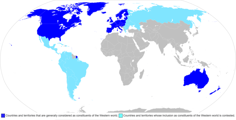 Weird Countries in the "Western Sphere" Map Allegedly Based On A ...