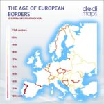 1,000 Years Of National Borders In Europe On One Map - Brilliant Maps