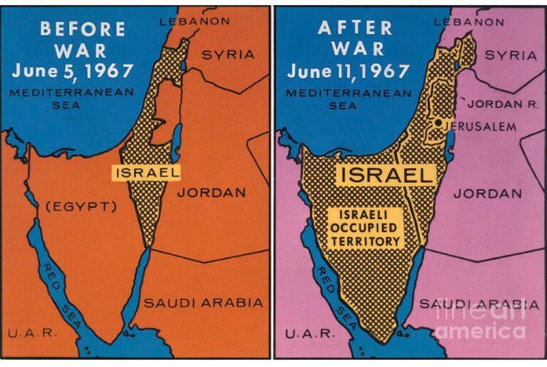 Israel's Territory Before & After The Six-Day War In 1967 - Brilliant Maps