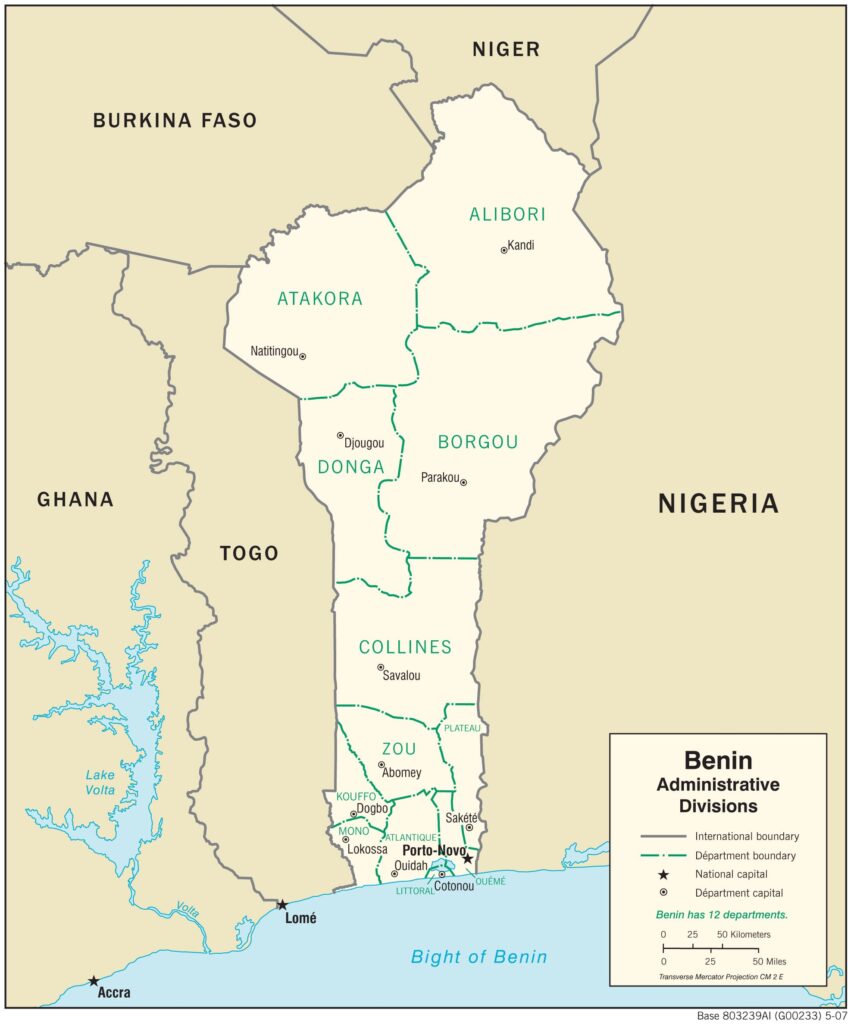 Map Of Benin The CIA No Longer Wants You To See - Brilliant Maps