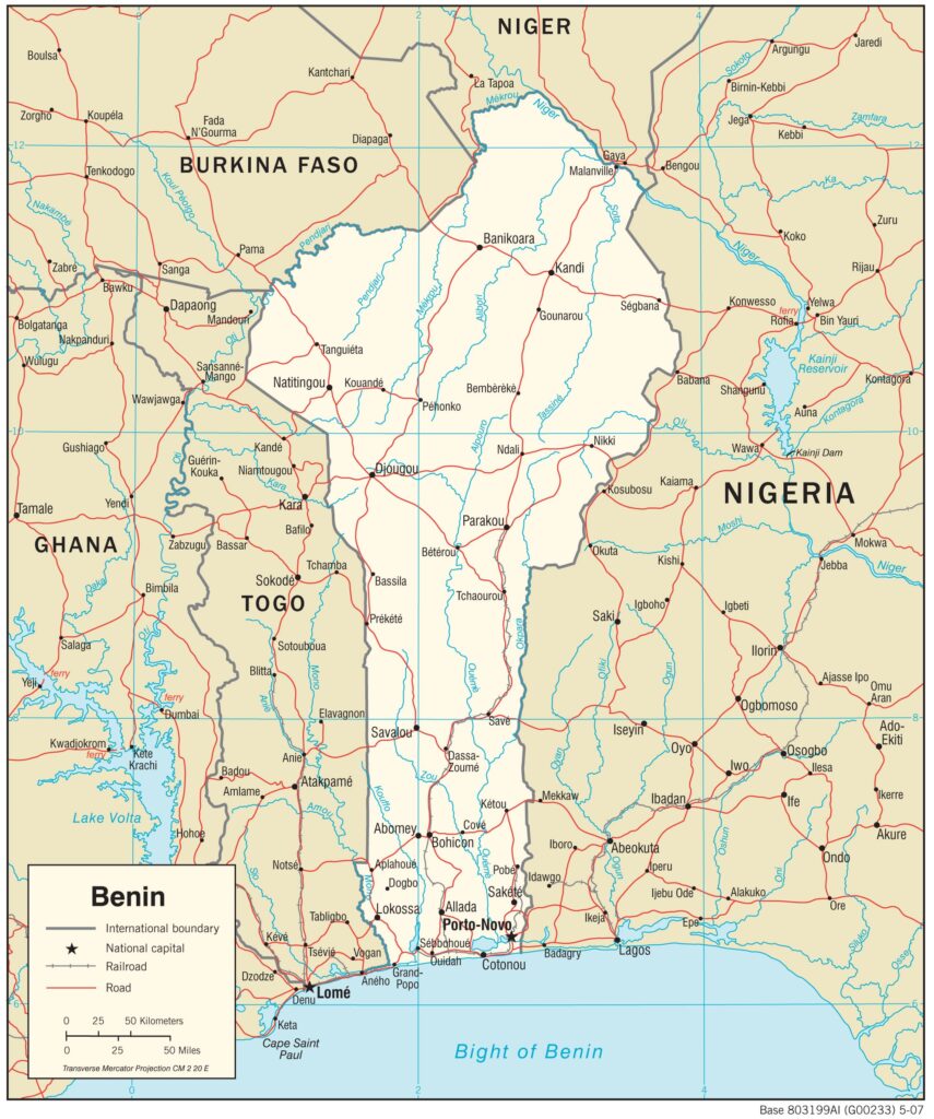 Map Of Benin The CIA No Longer Wants You To See - Brilliant Maps