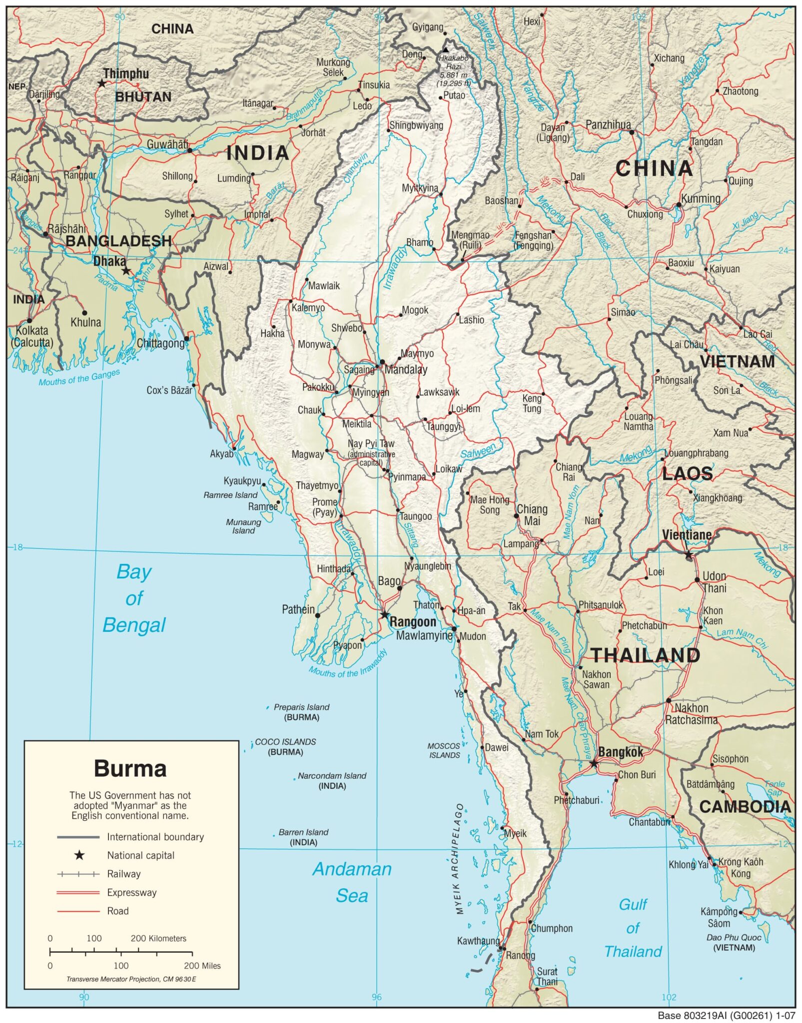 Map Of Myanmar (Burma) The CIA No Longer Wants You To See - Brilliant Maps