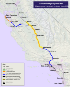 California High-Speed Rail Progress After 10 Years: Green Sections Are ...