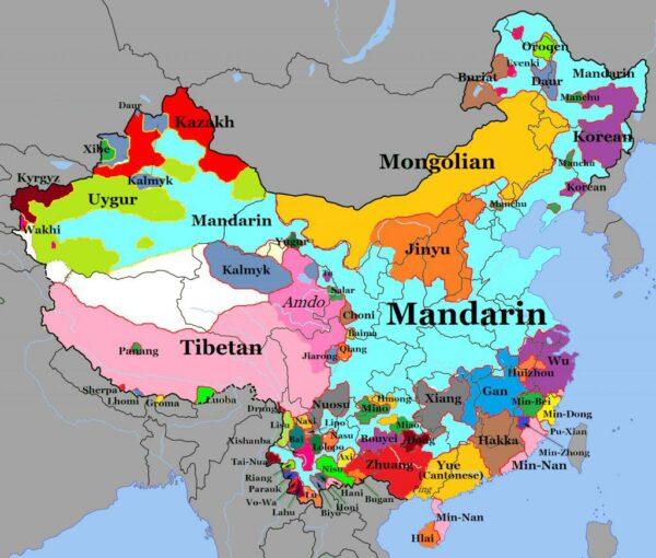 Map of Languages Spoken In China - Brilliant Maps