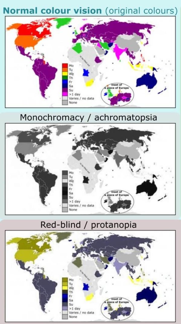 How The Colour Blind See The World - Brilliant Maps