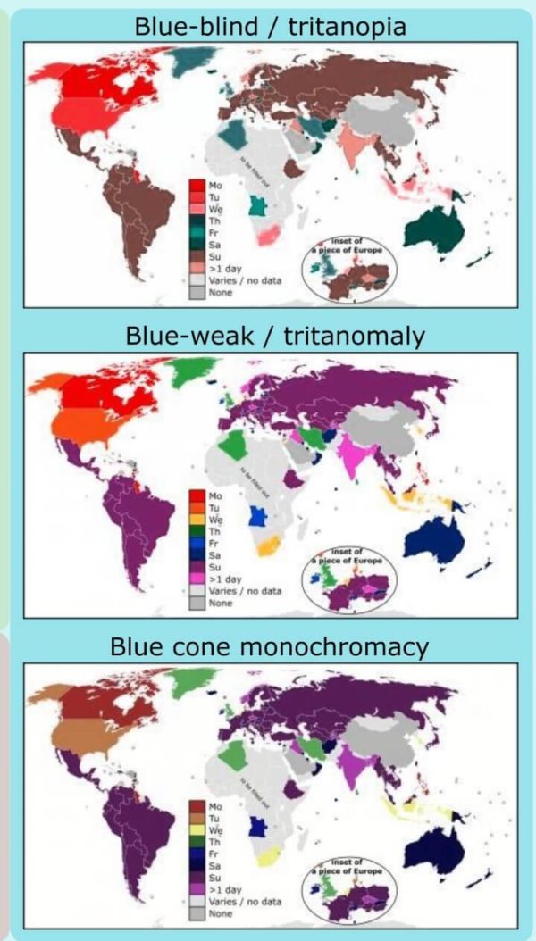 How The Colour Blind See The World - Brilliant Maps
