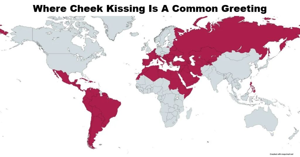 Cheek-Kissing As A Form Of Greeting Including The Number Of Kisses ...