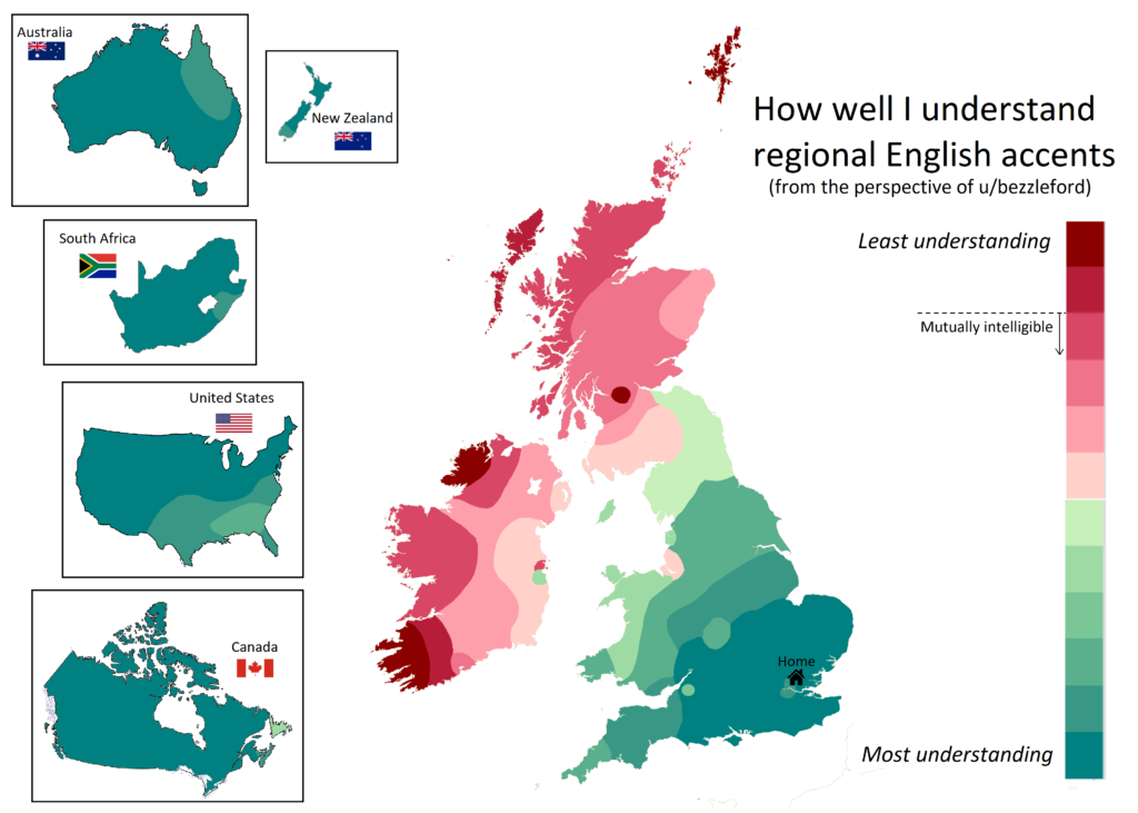 How Easy Regional English Accents Are To Understand As A Londoner ...