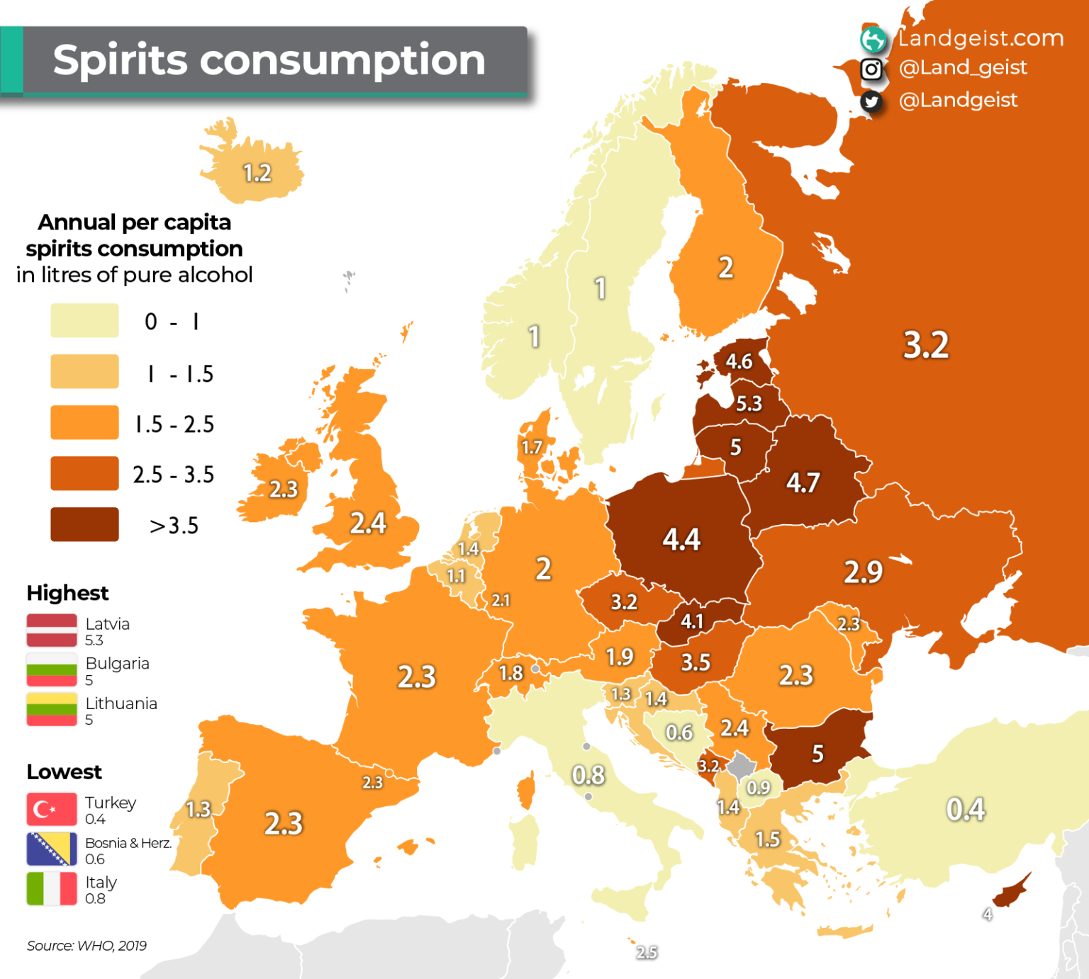 Maps Showing Beer, Wine Or Spirits: Most Popular Alcoholic Drink By ...
