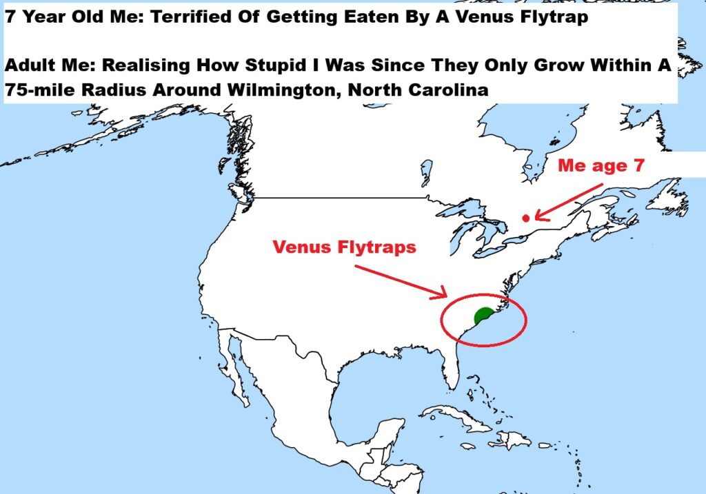 Venus Flytrap Natural Habitat Map - Brilliant Maps