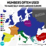Numbers That Are Used To Make Silly Jokes In Europe - Brilliant Maps