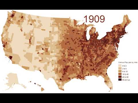 Us Map Population Density Capturing The Size And Density Of New York
