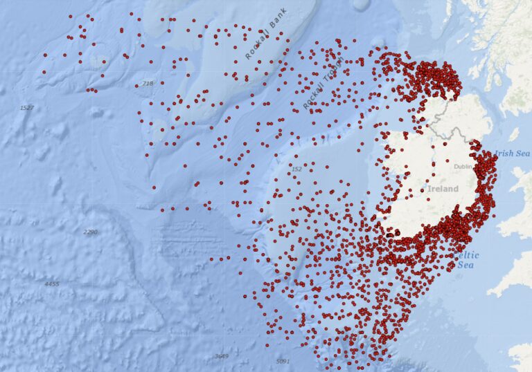 Map Of 3,554 Shipwrecks Around Ireland Going Back To 1530 - Brilliant Maps