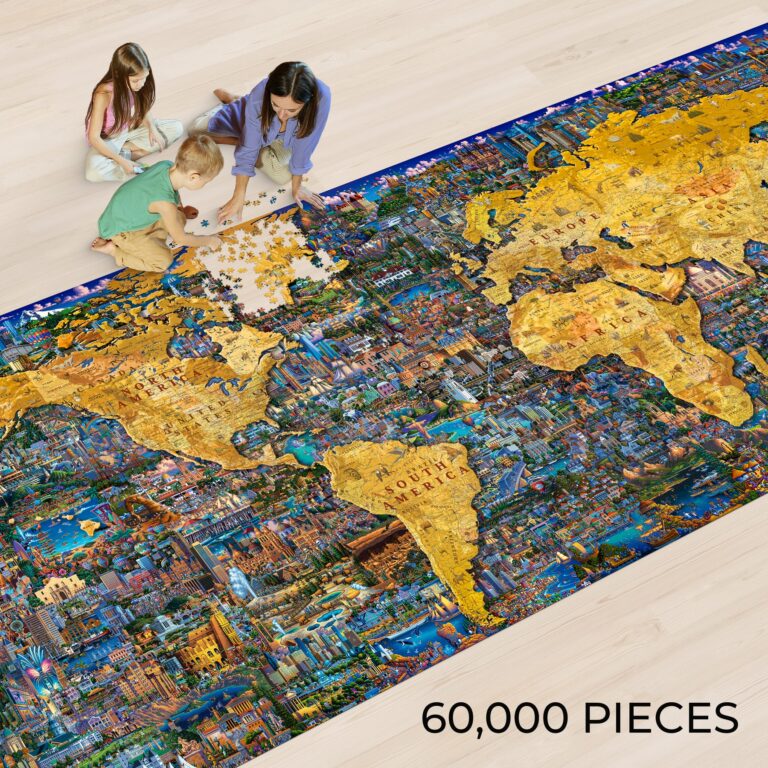 The Largest Puzzle In The World Is A Giant 60,000 Piece Map