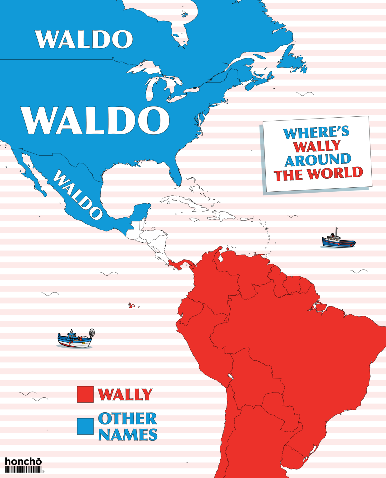 Where's Waldo Vs Where's Wally: Maps Showing Which Is Used Where ...