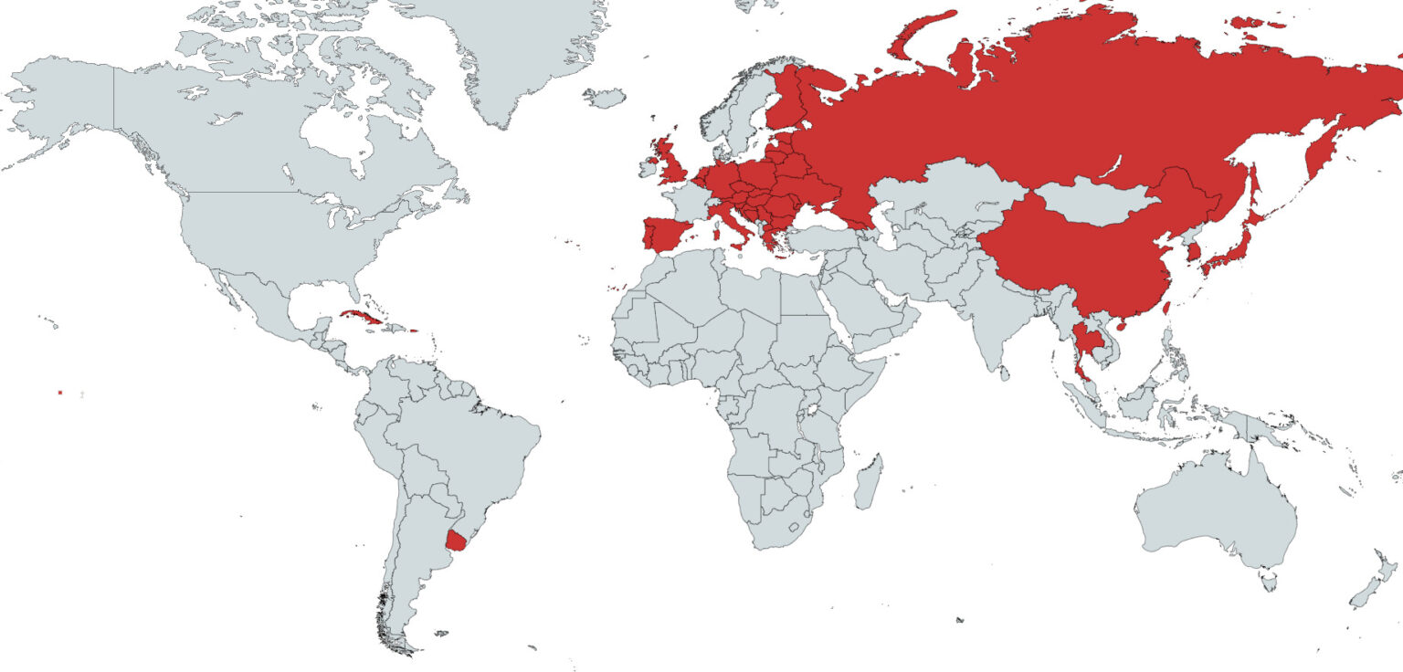 Countries Where More People Died Than Were Born In 2024 - Brilliant Maps