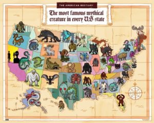 Cryptids By State: The Most Famous Mythical Creatures & Animals In Each ...