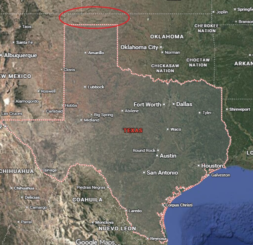 Oklahoma Panhandle History - Brilliant Maps