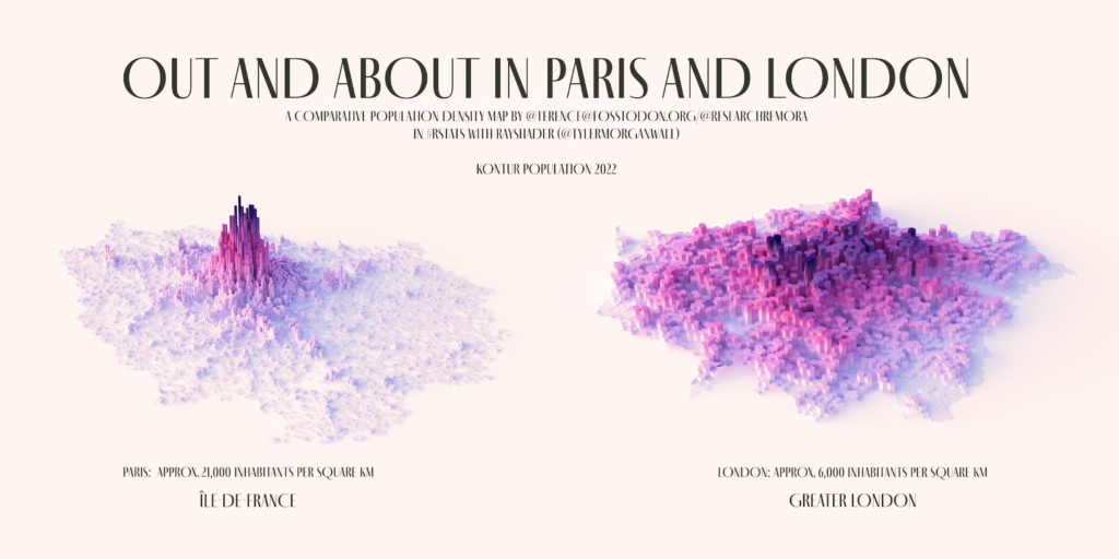 Brilliant Population Density Maps Of Over 100 Countries